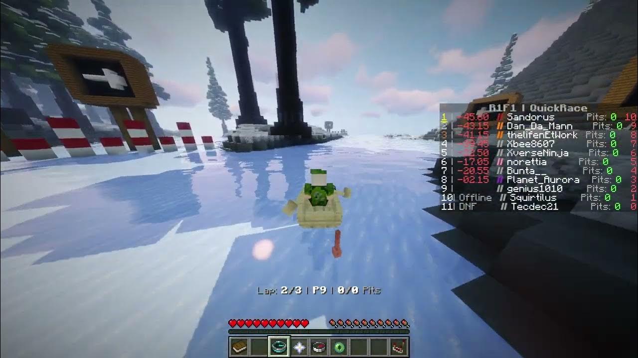 Minecraft Ice Boat Racing Gameplay No Copyright | TikTok Podcast Free ...