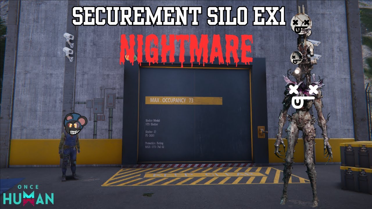 Once Human - Securement Silo EX1 NIGHTMARE (SOLO) - YouTube