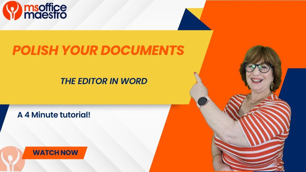 Polish Your Documents: A 4-Minute Guide to Using the Editor in ...