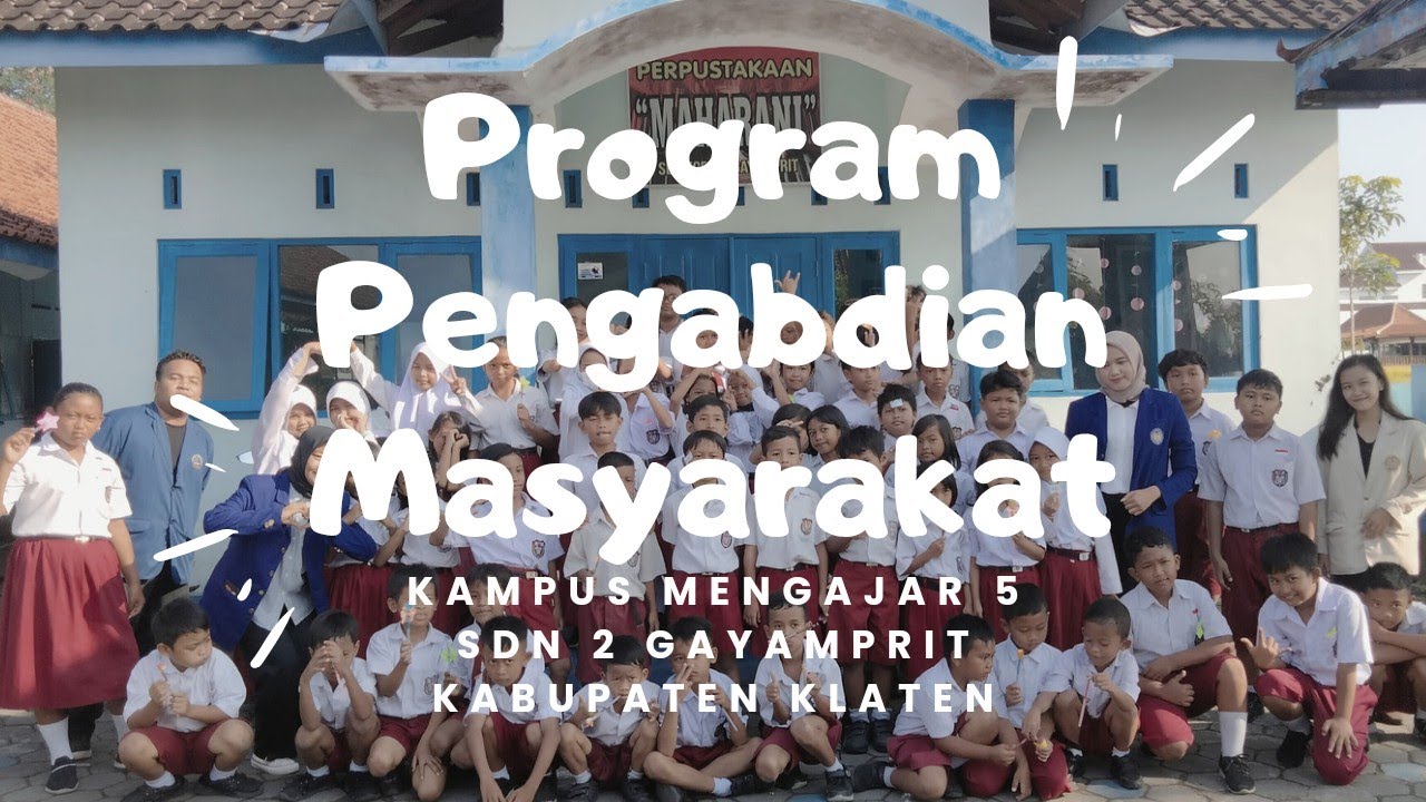 Video Program Pengabdian kepada Masyarakat (PPM) Kampus Mengajar ...