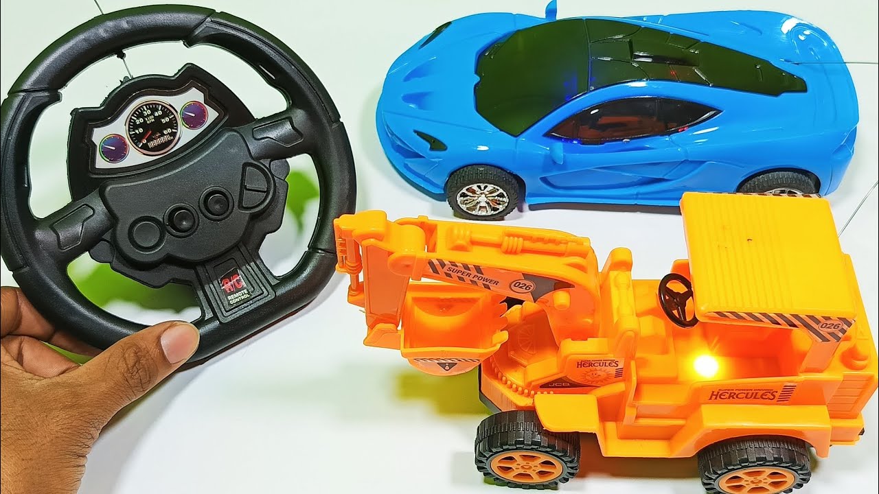 Remote Control Hercules JCB And Radio Control R sports Rc Car Unboxing ...