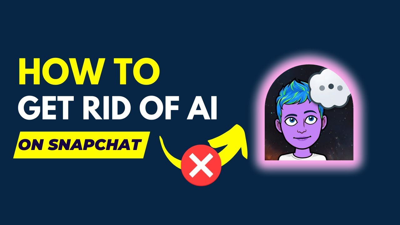 How to get rid of ai on snapchat - YouTube