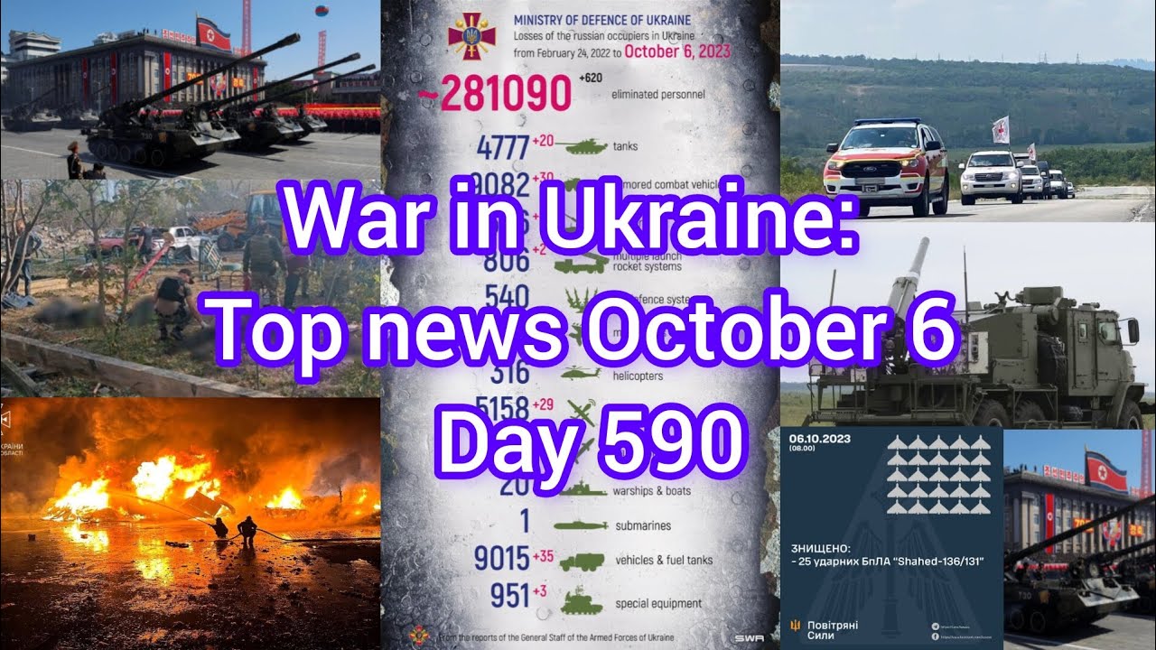 War in Ukraine: Top news October 6 Day 590 - YouTube