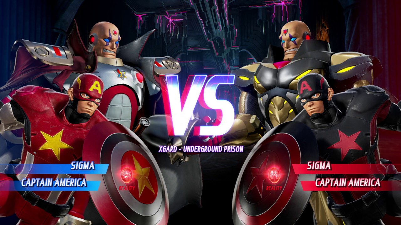 Sigma and Red Captain America vs Sigma and Black Captain America ...