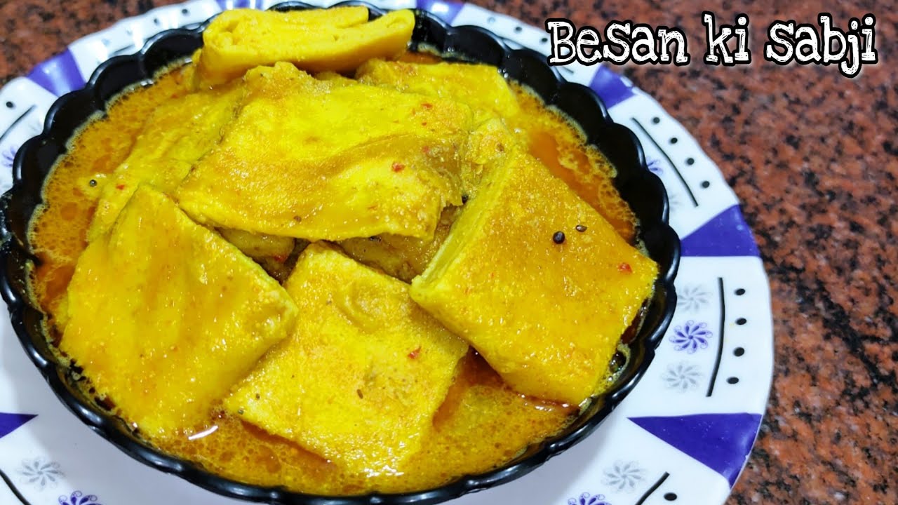 Besan ki sabji//besan ki sabji fish curry style me//besan ki sarso vali ...
