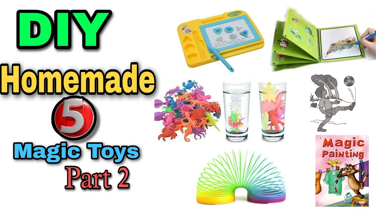 DIY 5 Homemade Magic Toys / Part 2 - YouTube
