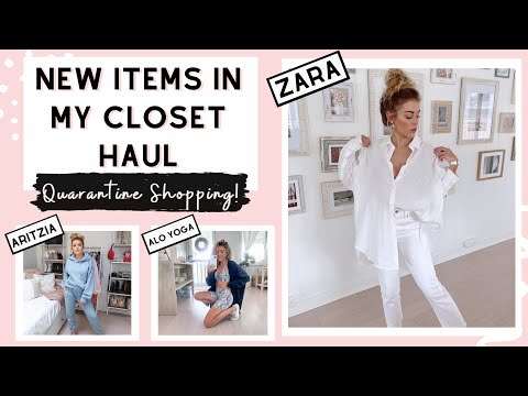 New Items In My Closet | Zara, Alo Yoga, Aritzia Haul