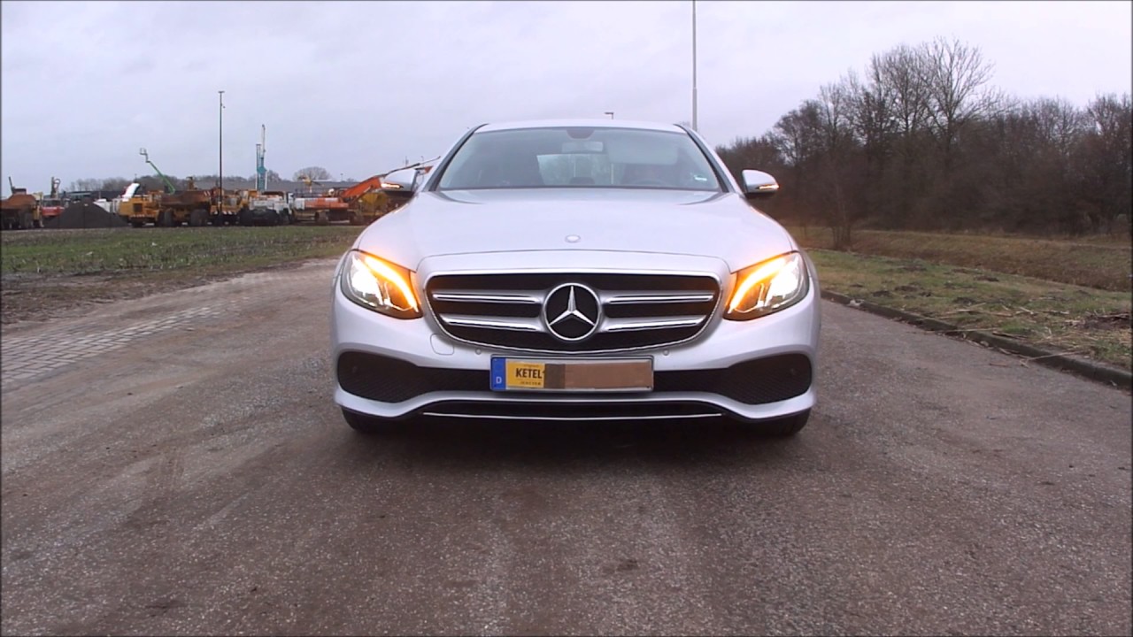 Mercedes Benz E220d Walkaround - YouTube
