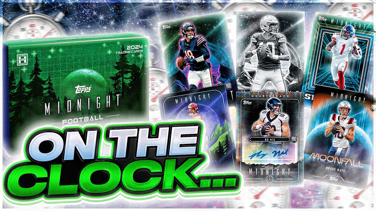 MID OR MIDNIGHT SNACK?? | 2024 Topps Midnight NFL Hobby Box Review ...