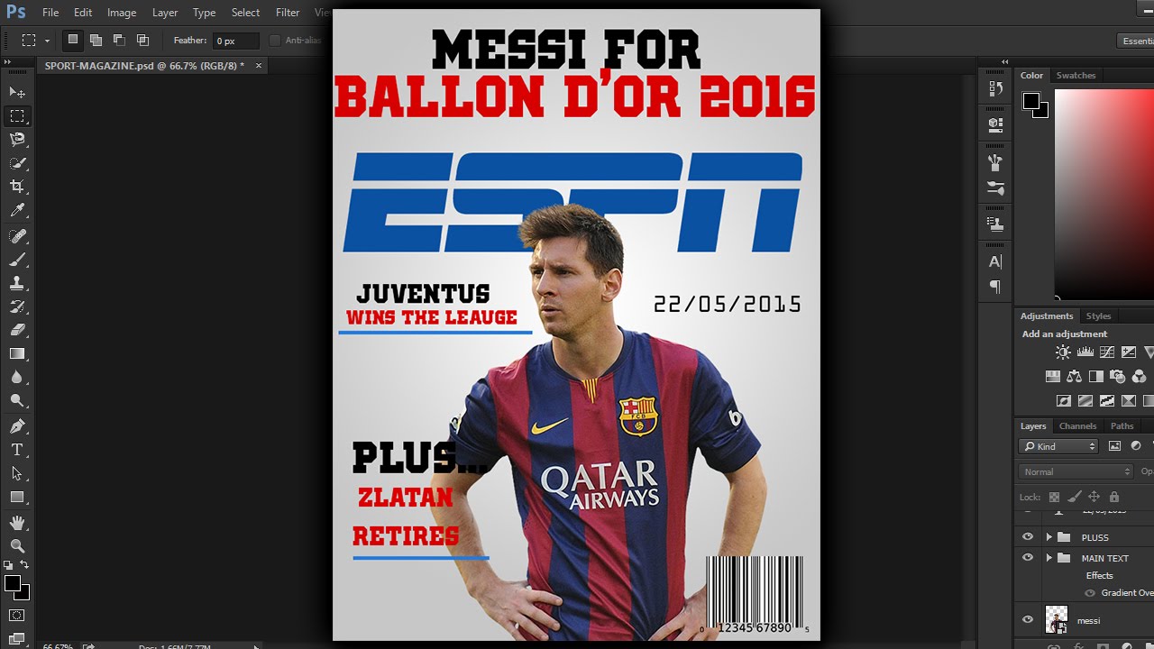 HOW TO MAKE A MAGAZINE COVER - YouTube