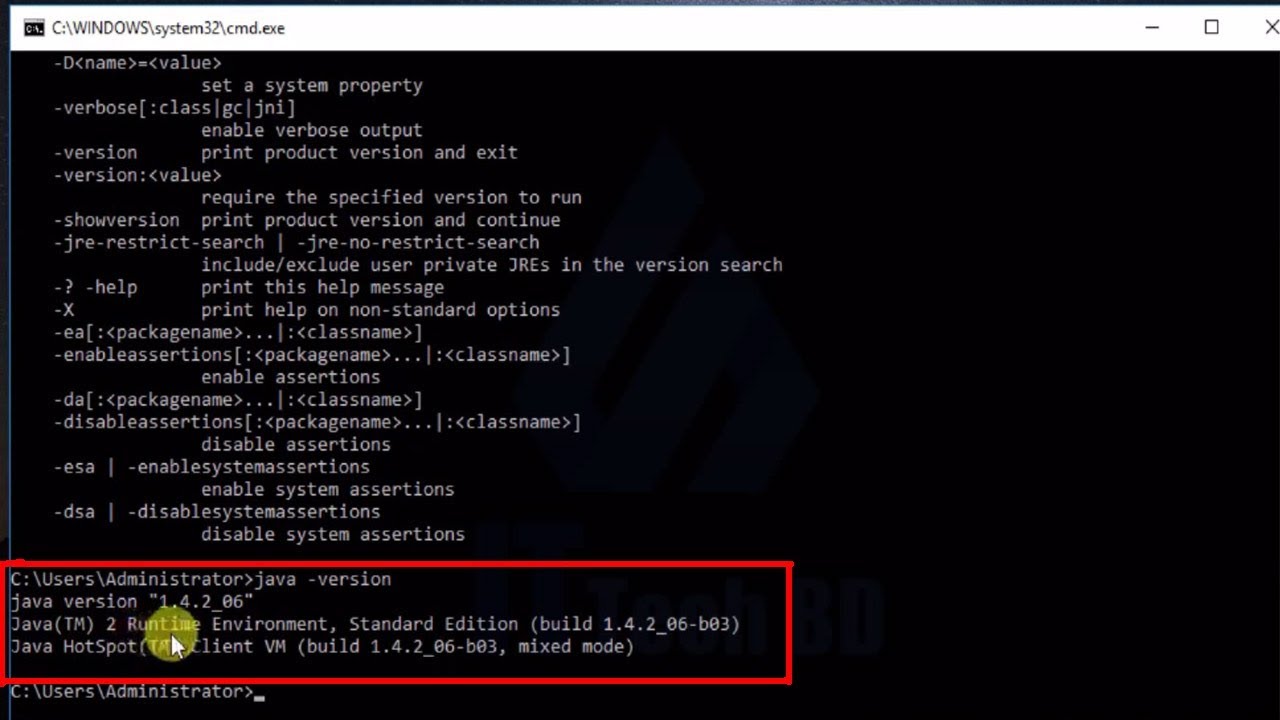 How To Check Java Version In Windows 10 11 Using Cmd YouTube