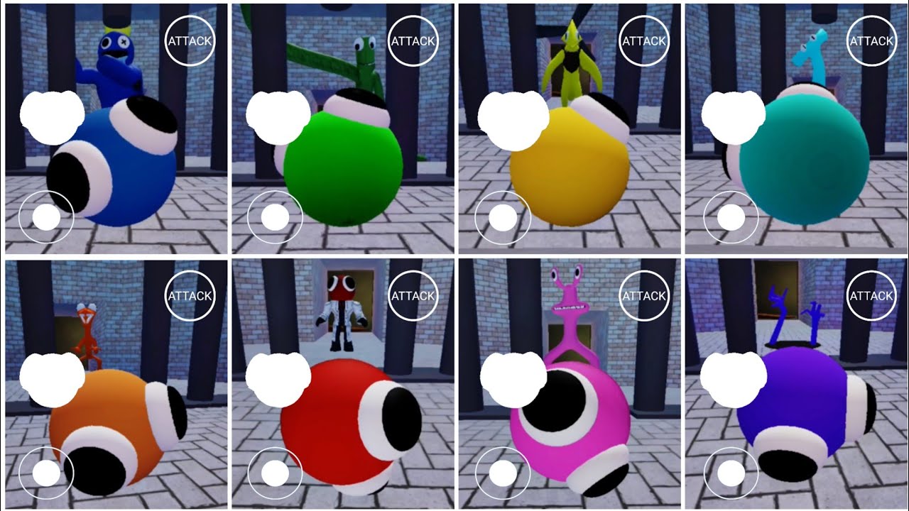 Playing As All Lookies In Rainbow Friends Chapter 2 Escape - YouTube