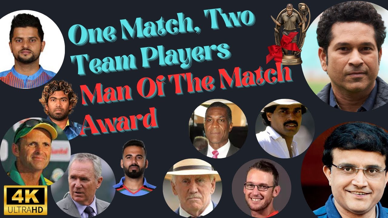 One Match, Two Team Players Man Of The Match Award...#cricket #sports ...