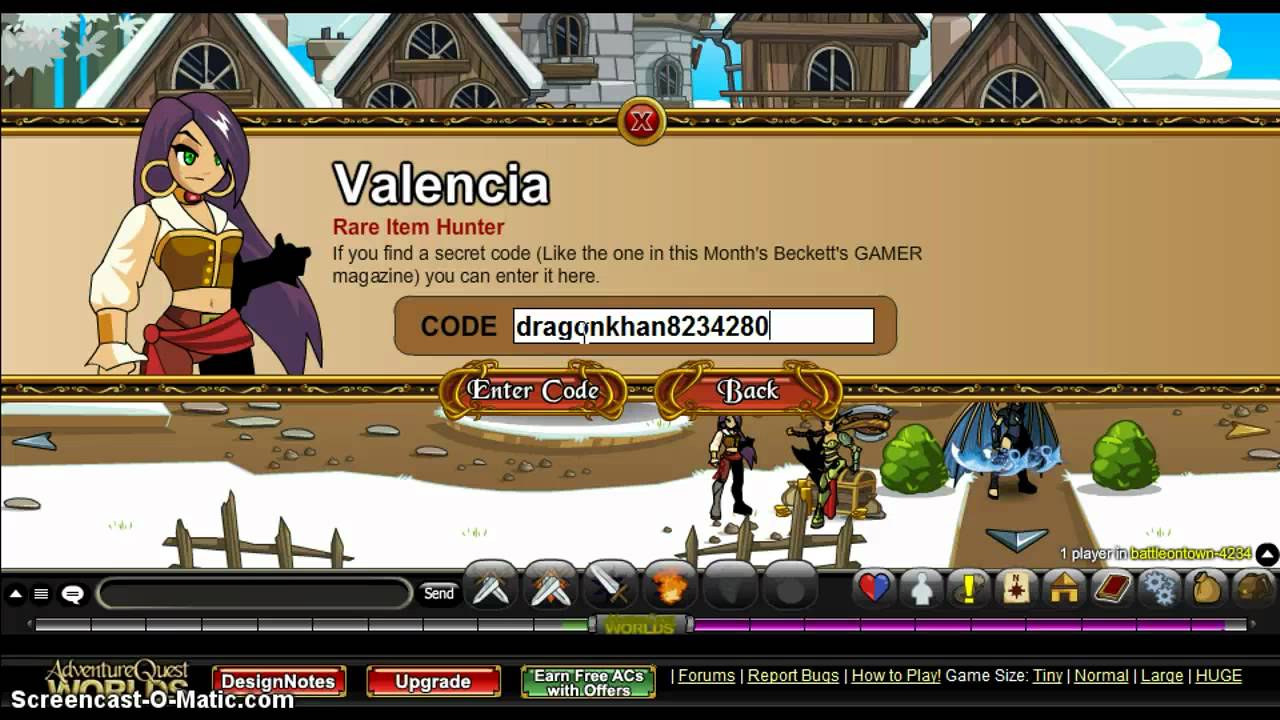 AQW: Valencia's Codes - YouTube