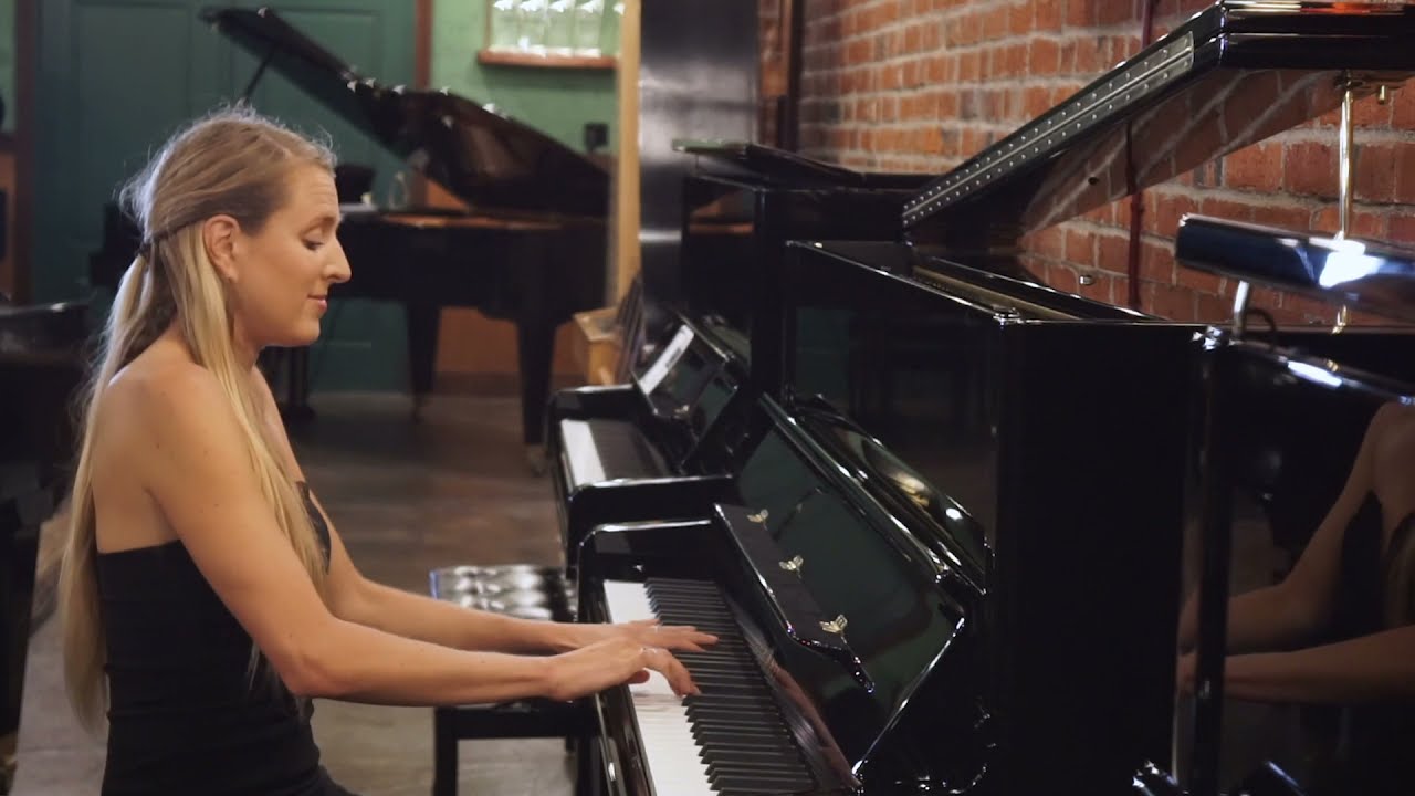 Schimmel Konzert Series Studio Upright Piano Model K125 For Sale at ...