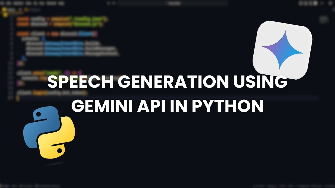 Text to Speech with Gemini API in Python | Google AI Speech Generation Tutorial - YouTube