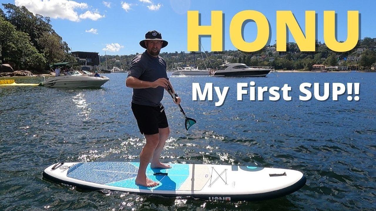 HONU Inflatable SUP - Sydney Harbour Vlog - Revival Boat - YouTube
