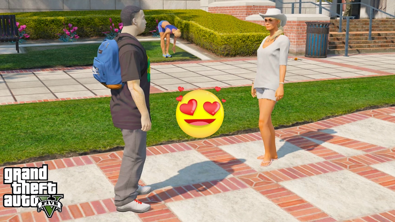 KEGAMINGTV GTA 5 REAL LIFE MOD#14 COLLEGE CRUSH - YouTube