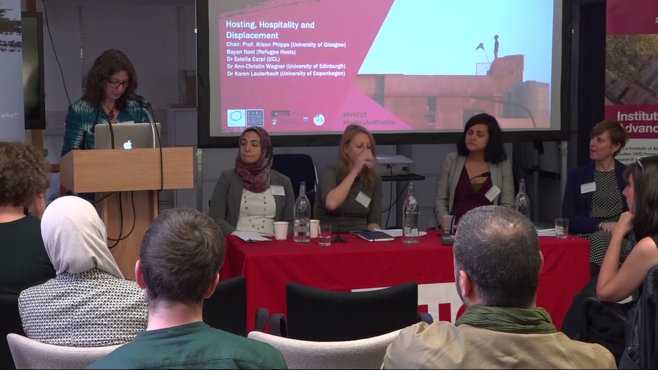 Hosting, Hospitality and Displacement: Opening Words by Prof Alison ...