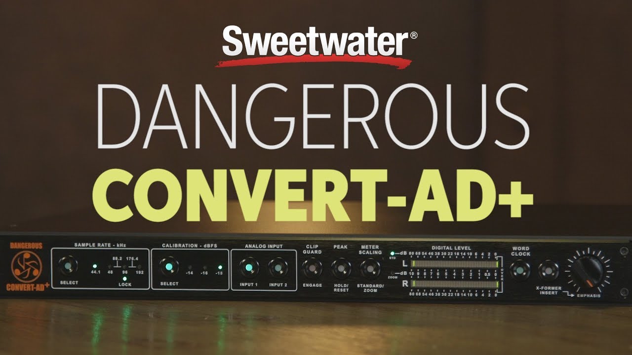Dangerous Convert-AD+ Stereo A/D Converter - YouTube