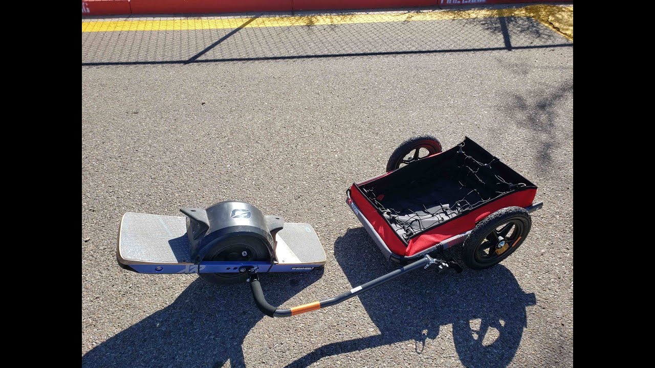 Onewheel XR+ Trailer Cargo Wagon - YouTube
