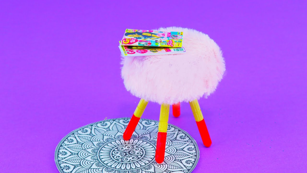 DIY How to make miniature chair - YouTube
