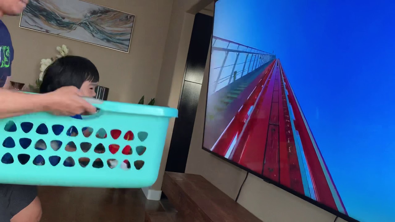 Roller Coaster ride at home part 3 of 3 - YouTube