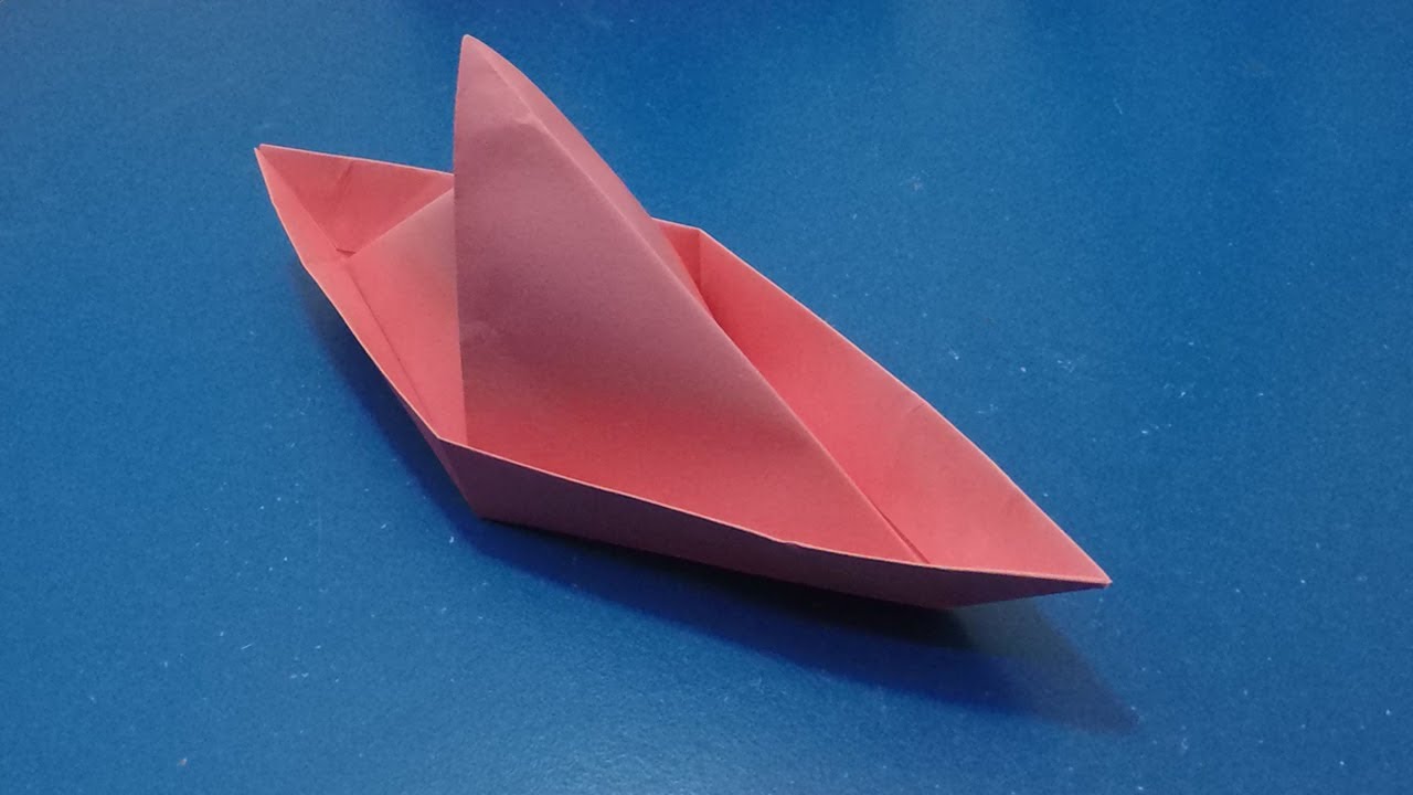 How To Make: Origami Boat That Floats On Water - Craft Times - YouTube