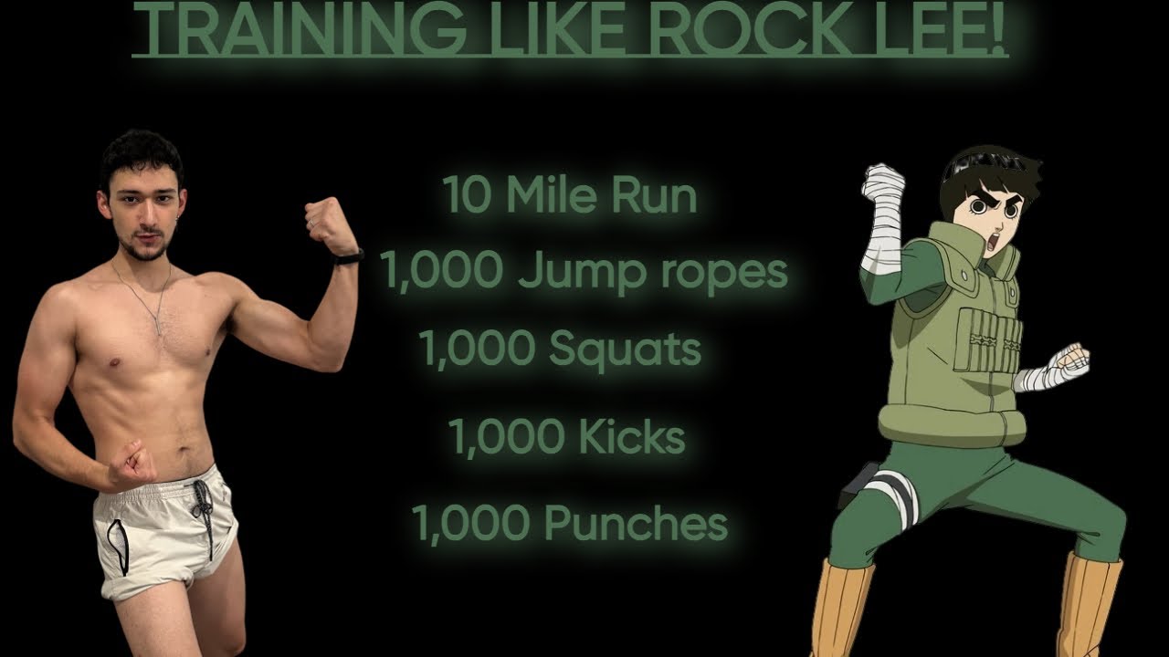 I TRAINED LIKE ROCK LEE FOR A WEEK!!! - YouTube