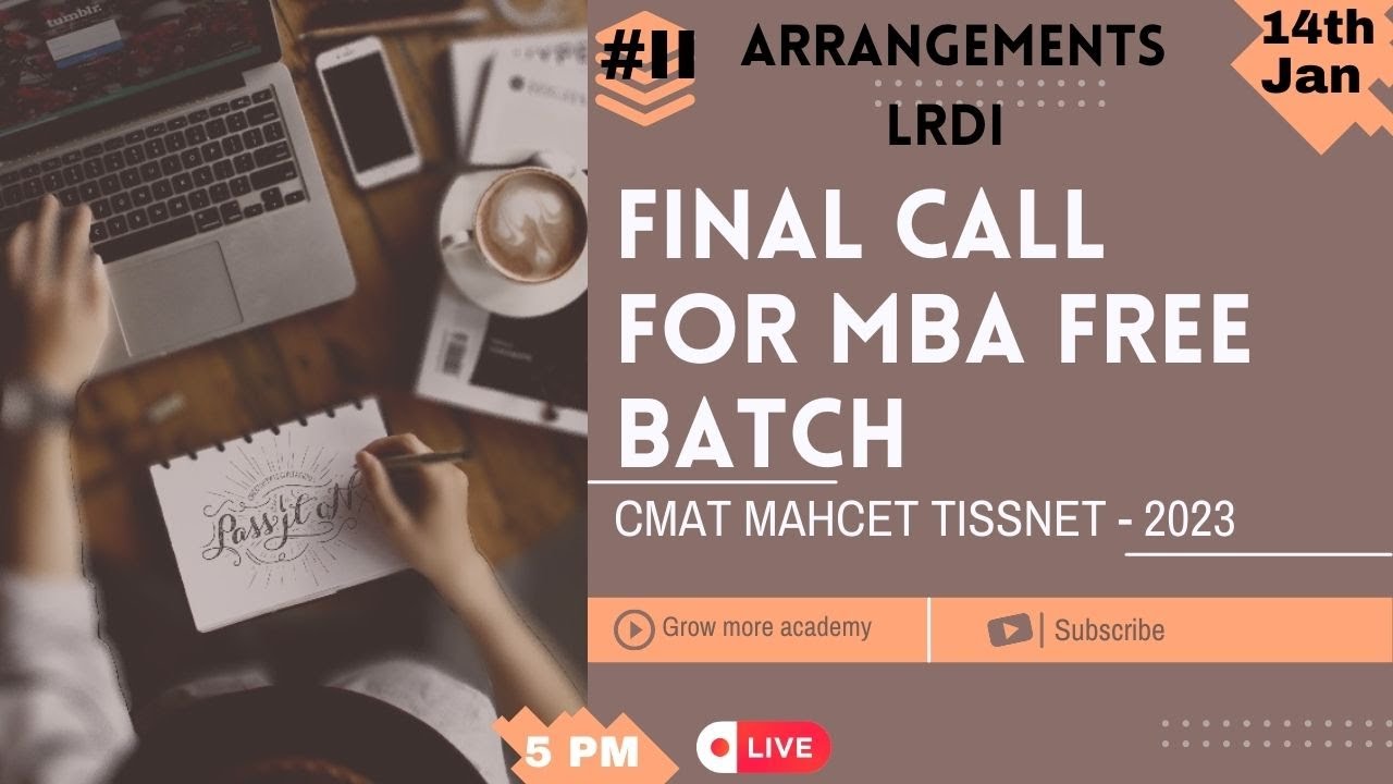 Seating Arrangement (LR-AR) - II | Final Call For MBA Free Batch ...