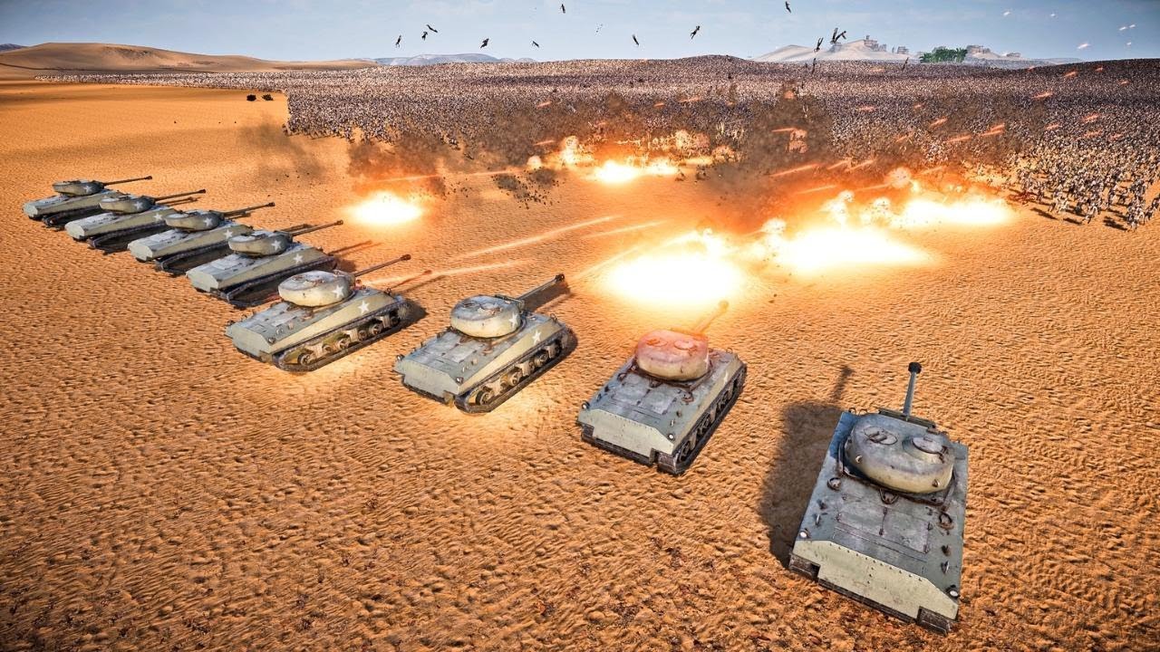 8 SUPER TANKS SLAUGHTER 4,000,000 ZOMBIES - Ultimate Epic Battle ...