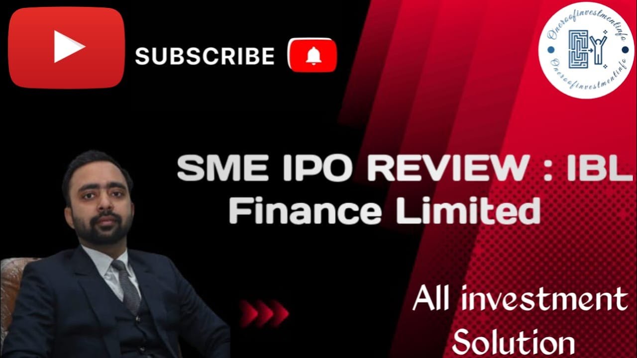 IBL Finance Limited IPO Review | SME IPO Review | CA Ajay Kumawat - YouTube