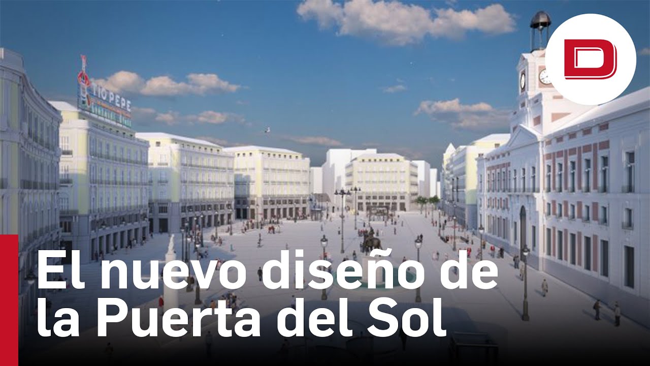Expectación entre los madrileños por la nueva Puerta del Sol: «Sensacional, han acertado» - YouTube
