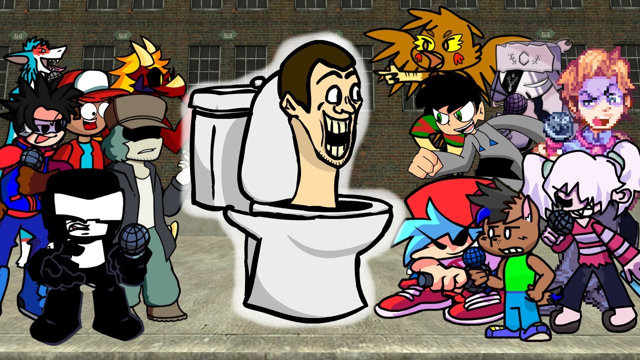 Skibidi but every turn a different cover is used - YouTube