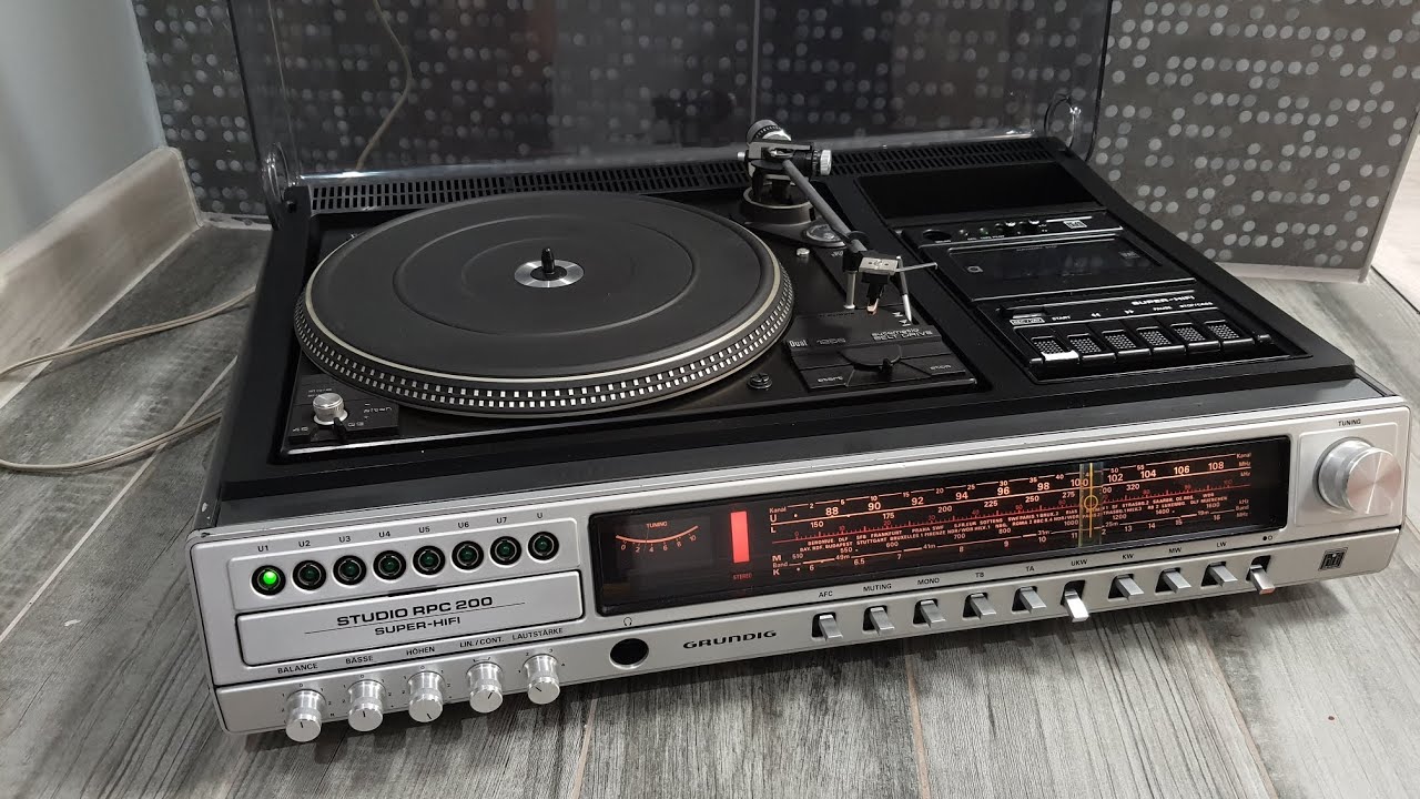 Тест вінтажного аудіокомплексу GRUNDIG HiFi-Studio RPC 200 - 1979 рік ...