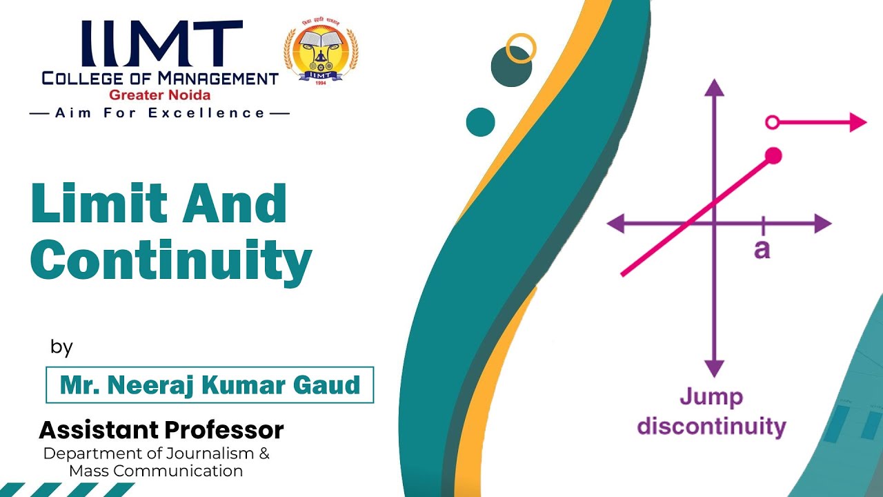 Limit And Continuity | IIMT College of Management - YouTube