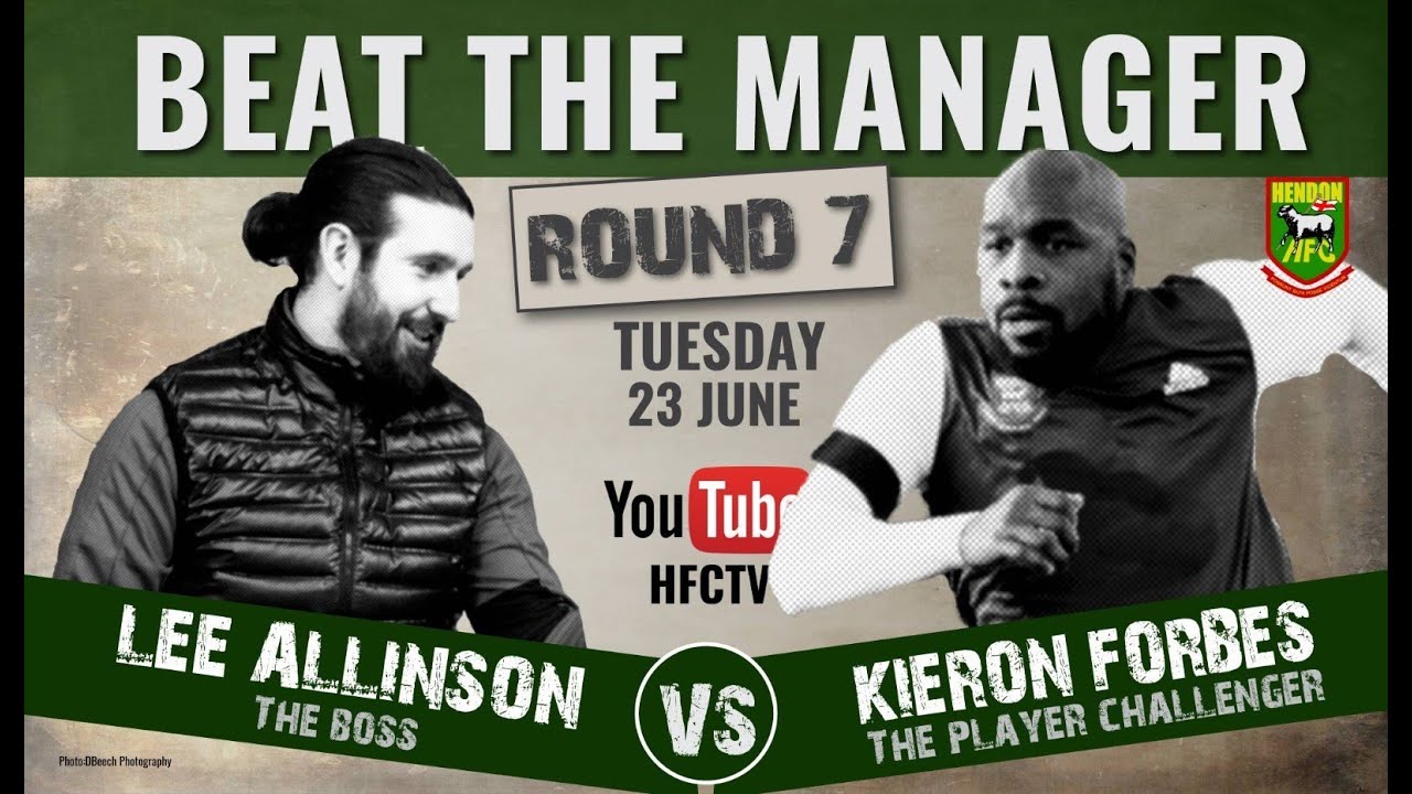 Beat the Manager Round 7 - Lee v Kieron Forbes - YouTube
