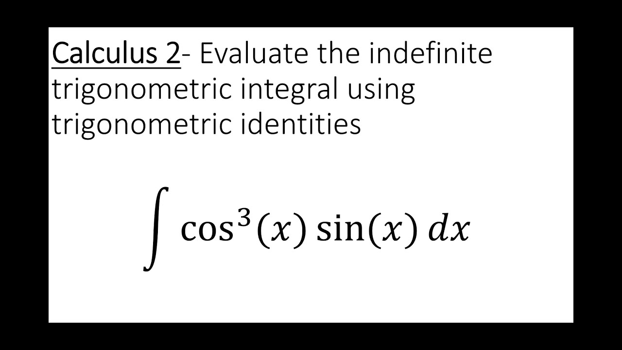 Calculus 2- Differentiating a sin cos trigonometric integral by ...