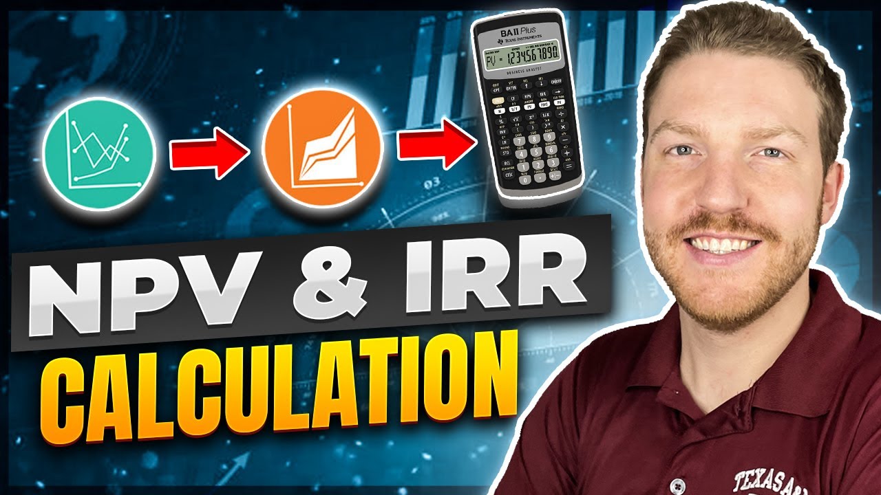 Calculate NPV IRR Using Financial Calculator BA II Plus YouTube