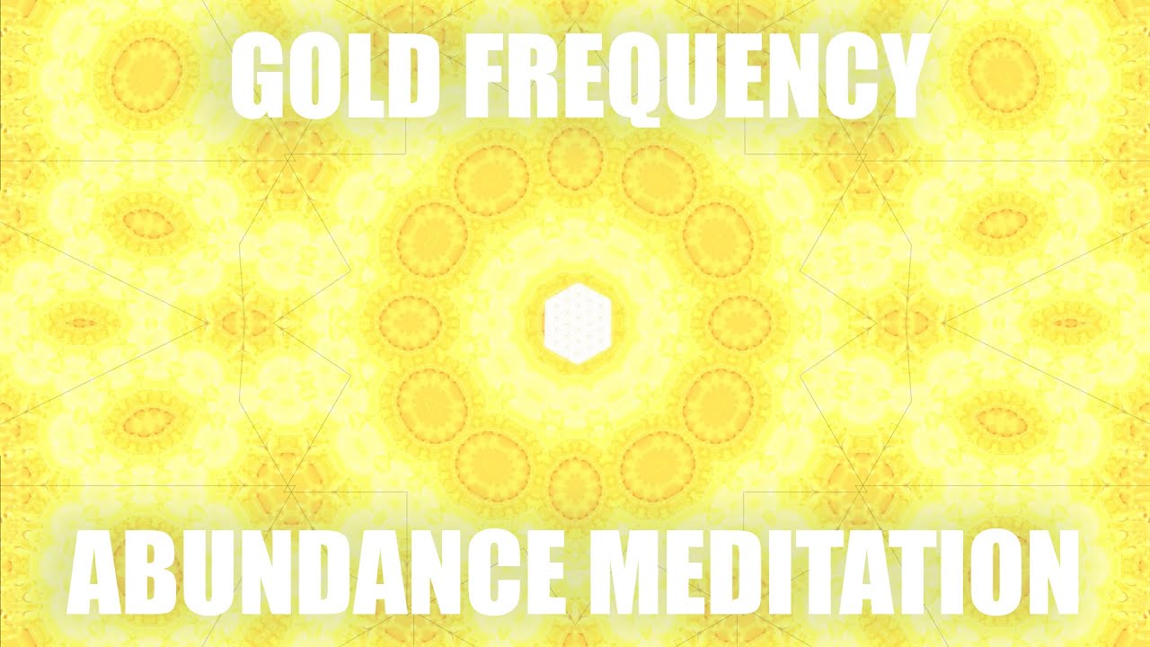 GET RICH by listening to this meditation GOLD FREQUENCY 1.7540Hz Gold ...