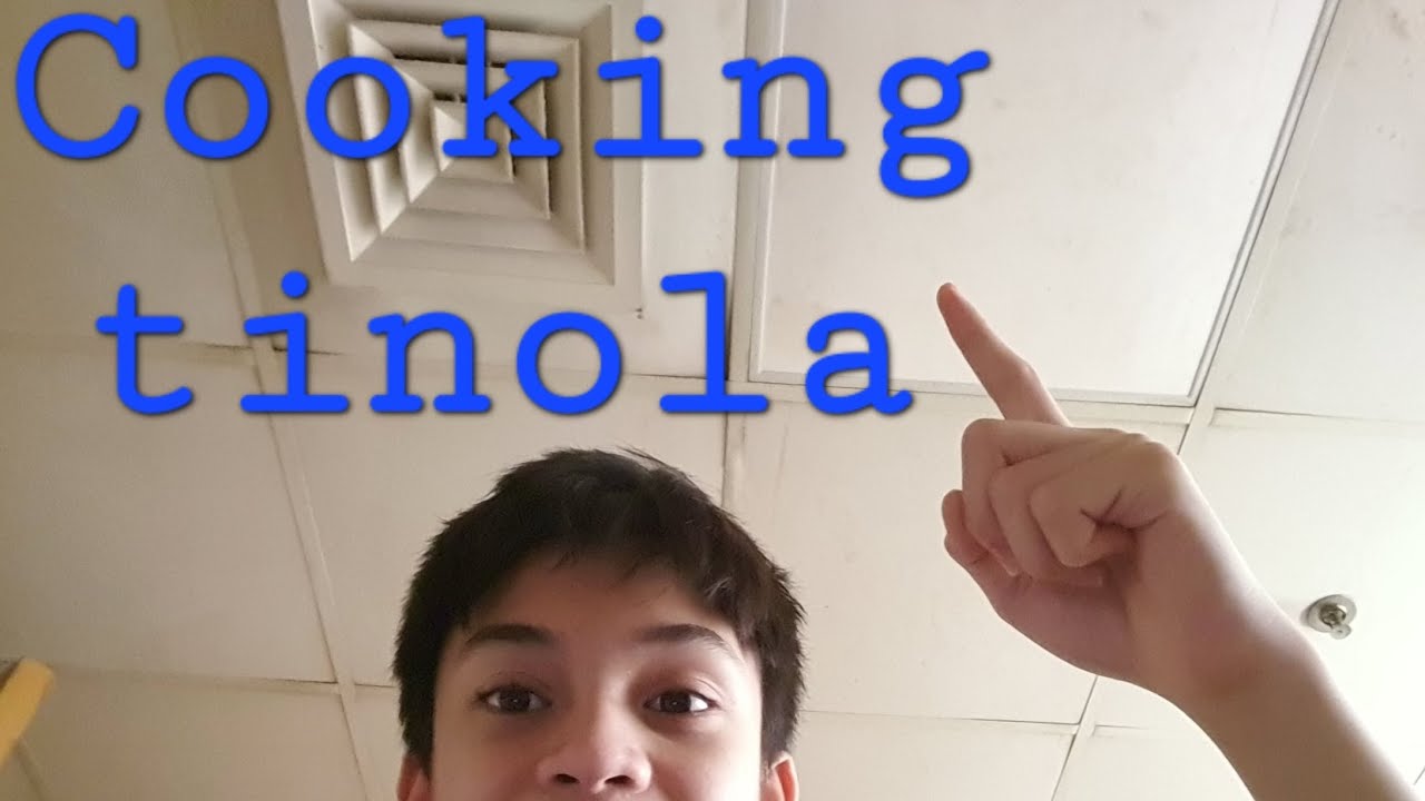 Cooking tinola for lunch (Filipino Dish) - YouTube