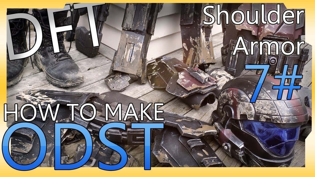 How To Make : ODST Costume - Shoulder Armor 7# - YouTube