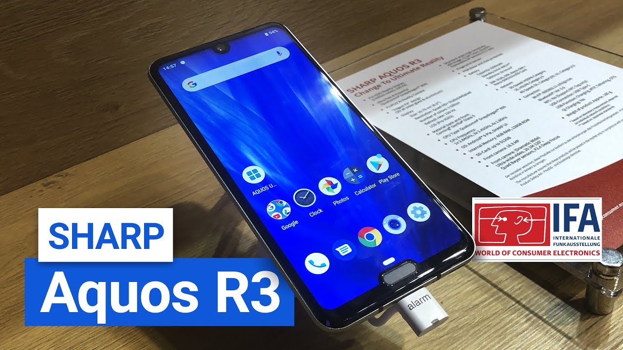 Sharp Aquos R3 s dvojím výřezem přichází do Evropy - YouTube