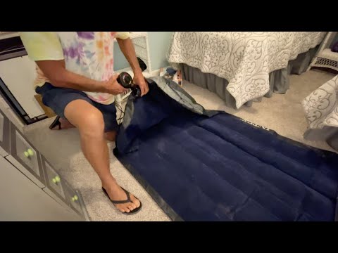 How to inflate an Intex Classic Downy Twin Portable Mattress