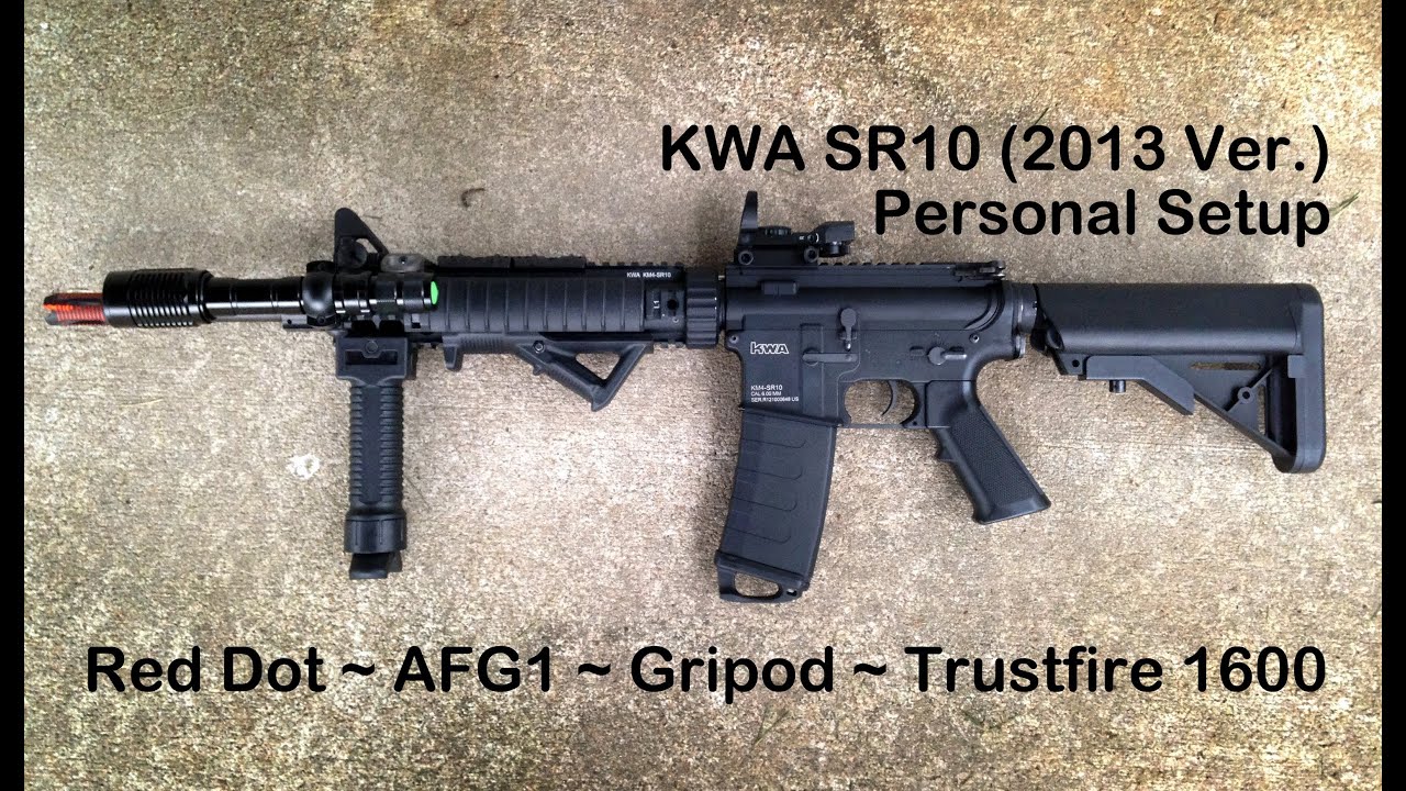 KWA SR10 (2013 Ver) || Personal Primary & Setup || AFG1 - Gripod - Red ...