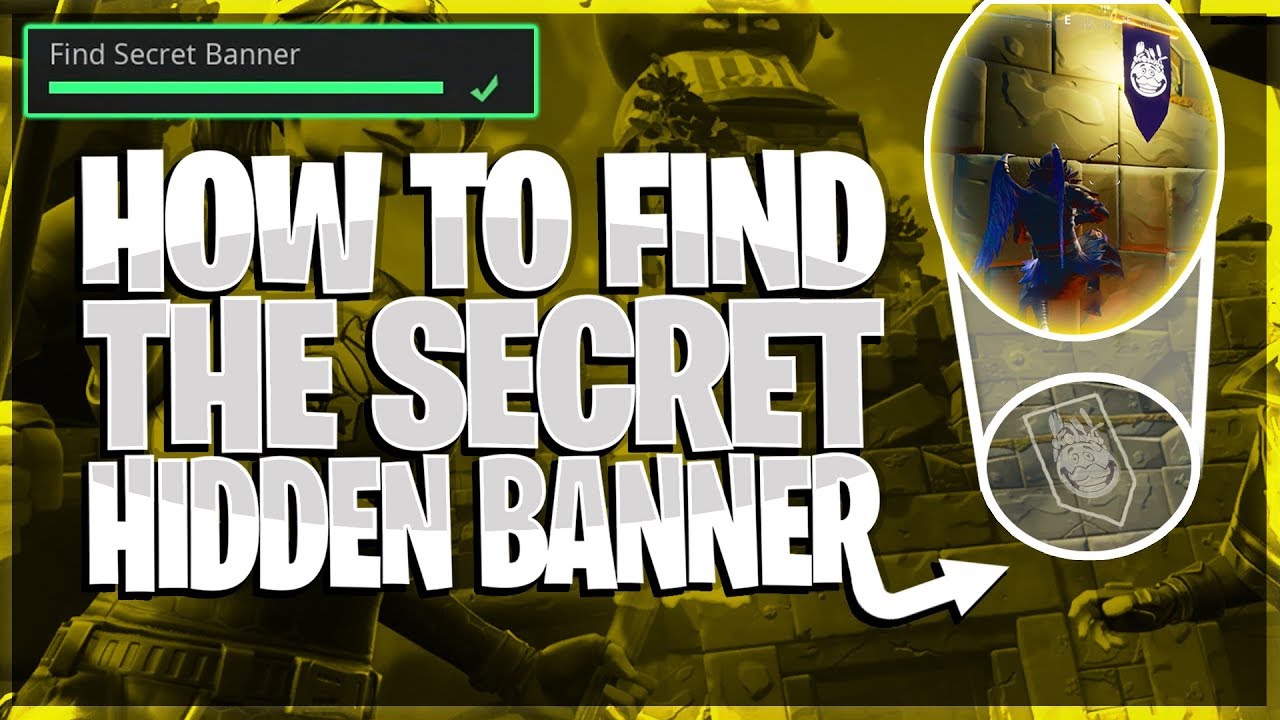 HOW TO FIND THE SECRET HIDDEN BANNER! | Fortnite: Road Trip Challenge ...