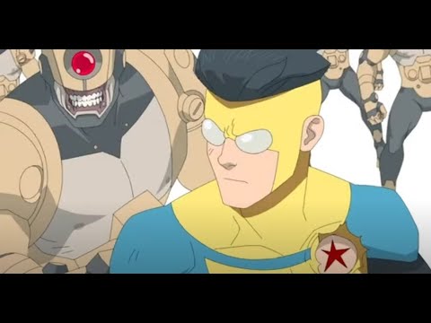 Invincible 03x02 Invincible vs Cecil Stedman & ReAnimen fight scene ...