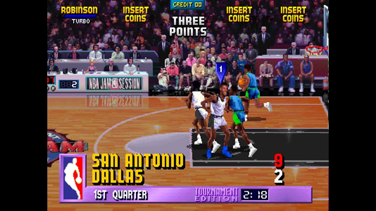 NBA Jam TE (rev 3.0 03/04/94) [MAME] [shortplay] - YouTube