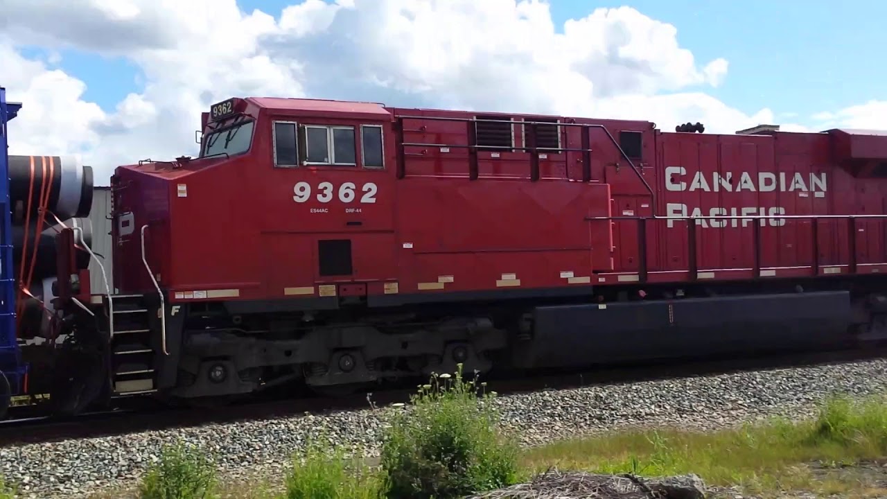 UP 5363? Leads new blue k+s potash hoppers!!! - YouTube