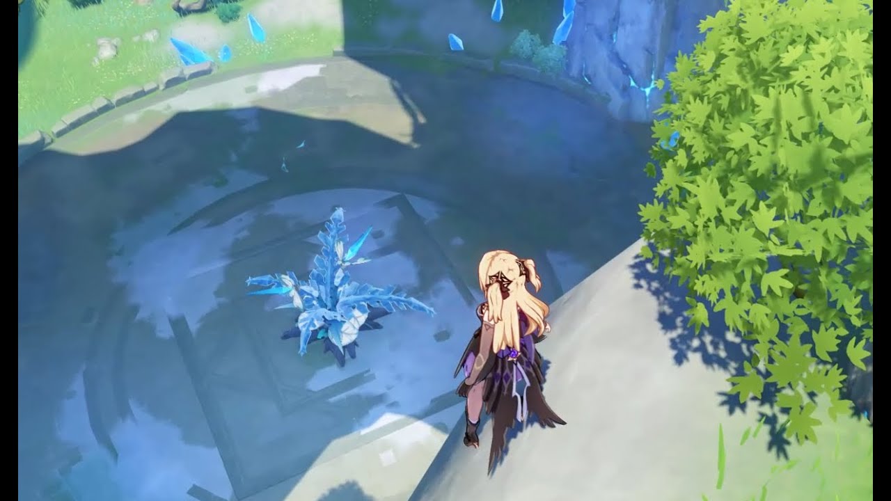 Genshin Impact - How to Cryo Regisvine (Ice Flower boss) - YouTube